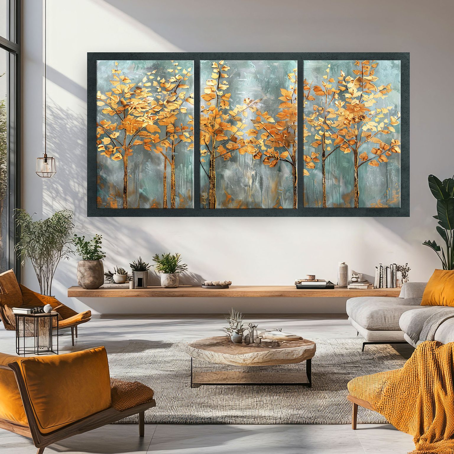 FOREST OF GOLD TREES | Πίνακες Ζωγραφικής | Κορνίζες | LAIFOS